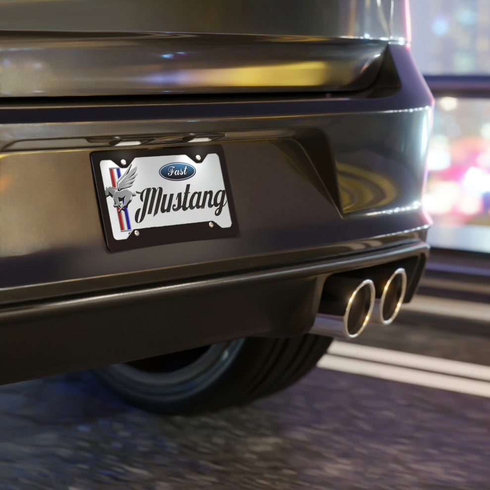 Fast Mustang Vanity License Plate – Inundatio.com